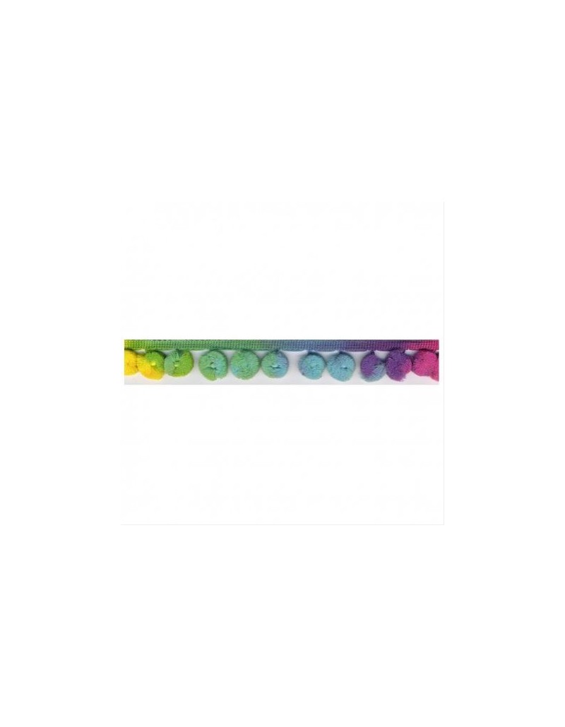 PASSAMANERIA POMPOM s4983 MEDIO MULTICOLOR FUCSIA GIALLO AZZURRO VERDE ... PASSAMANERIA POMPOM s4983 MEDIO MULTICOLOR FUCSIA GIALLO AZZURRO VERDE ...